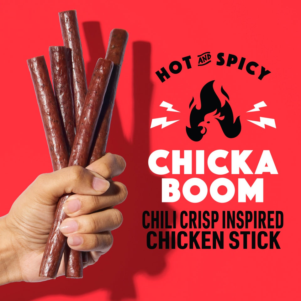 Chicka Boom Chili Crisp Chicken Stick | Free From Top 9 Allergens